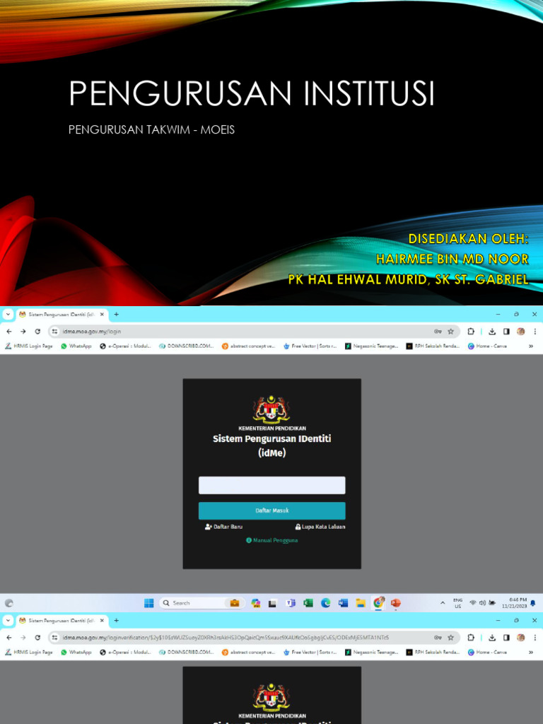 Modul Pengurusan Takwim | PDF
