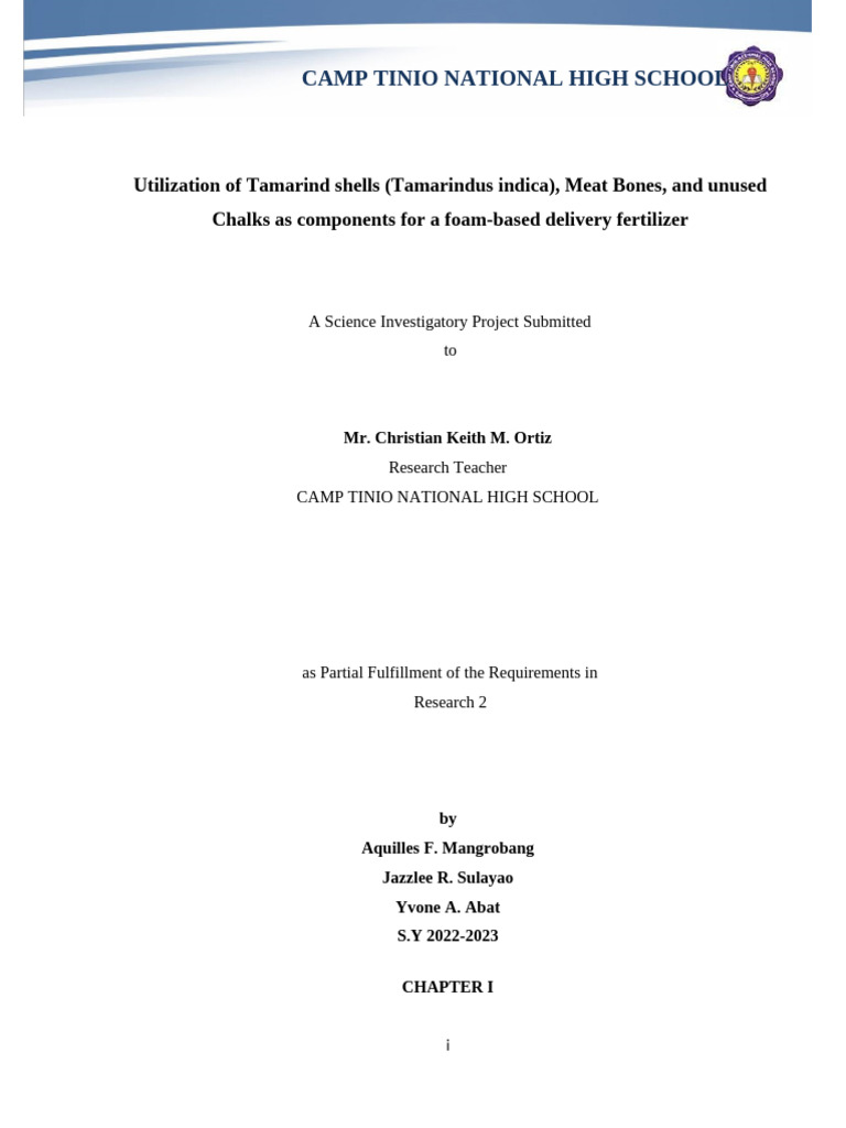 Utilization of Tamarind Shells Tamarindus Indica Meat Bones and Unused ...