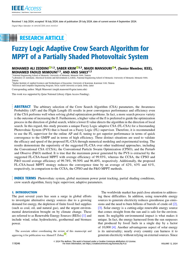 Fuzzy_Logic_Adaptive_Crow_Search_Algorithm_for_MPPT_of_a_Partially_Shaded_Photovoltaic_System ...