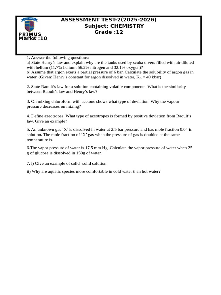 Assesment Test 22 - 04 - 25 | PDF