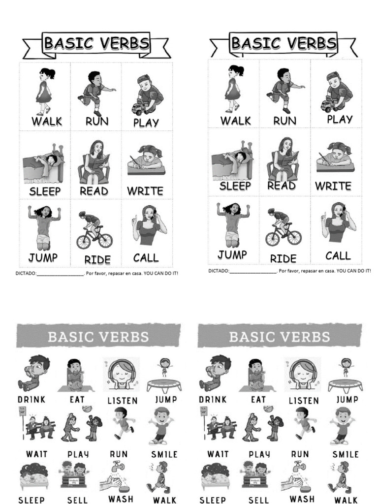 Basic Verbs | PDF