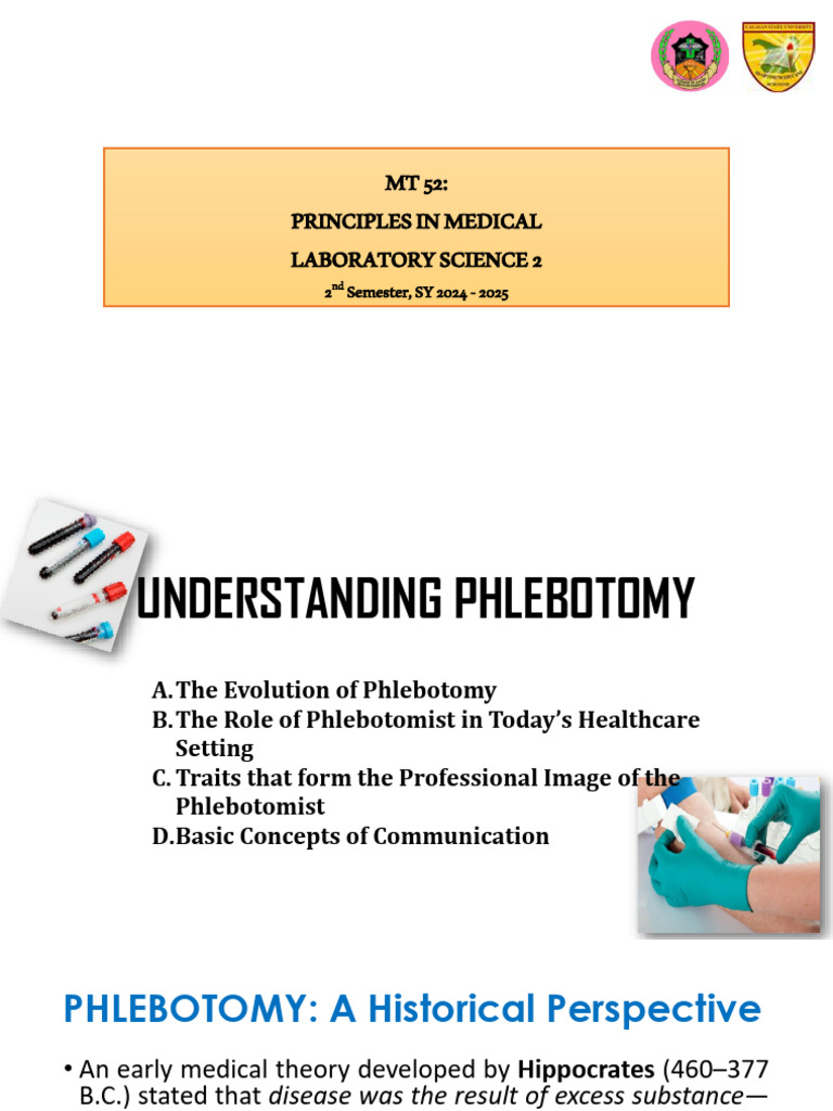 Understanding Phlebotomy | PDF | Pathology | Nonverbal Communication