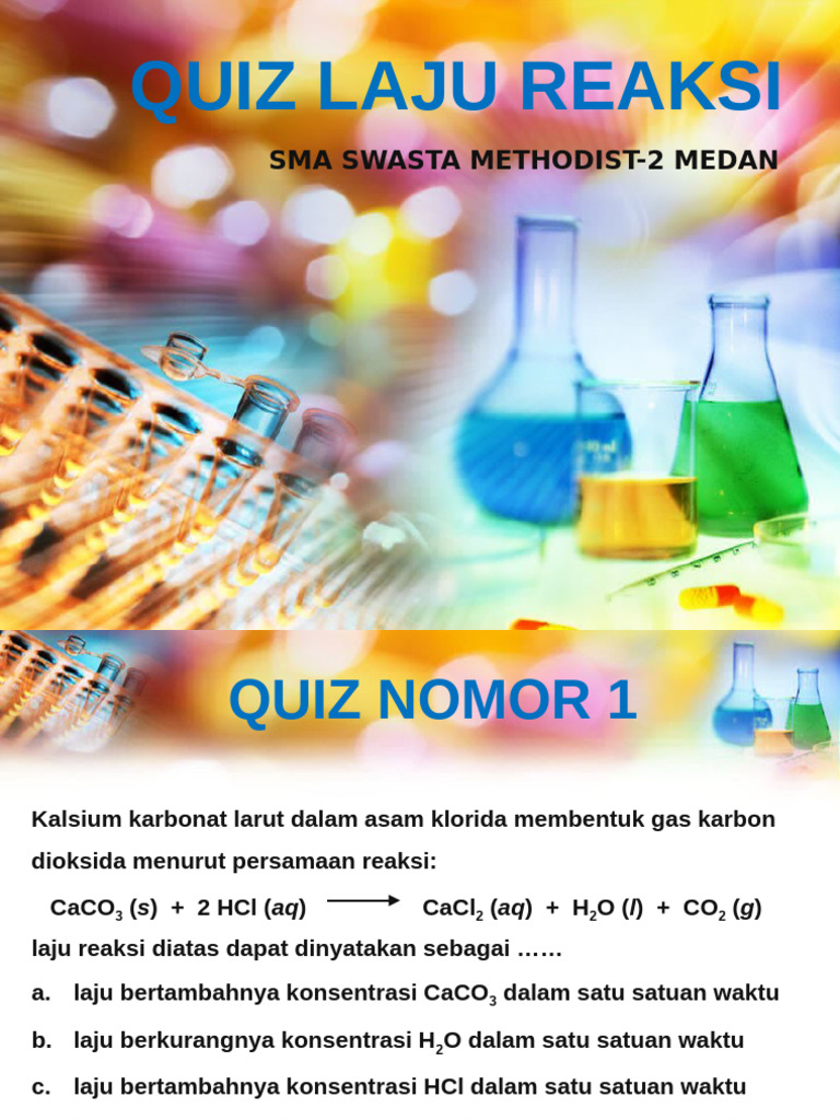 Laju Reaksi 1 | PDF