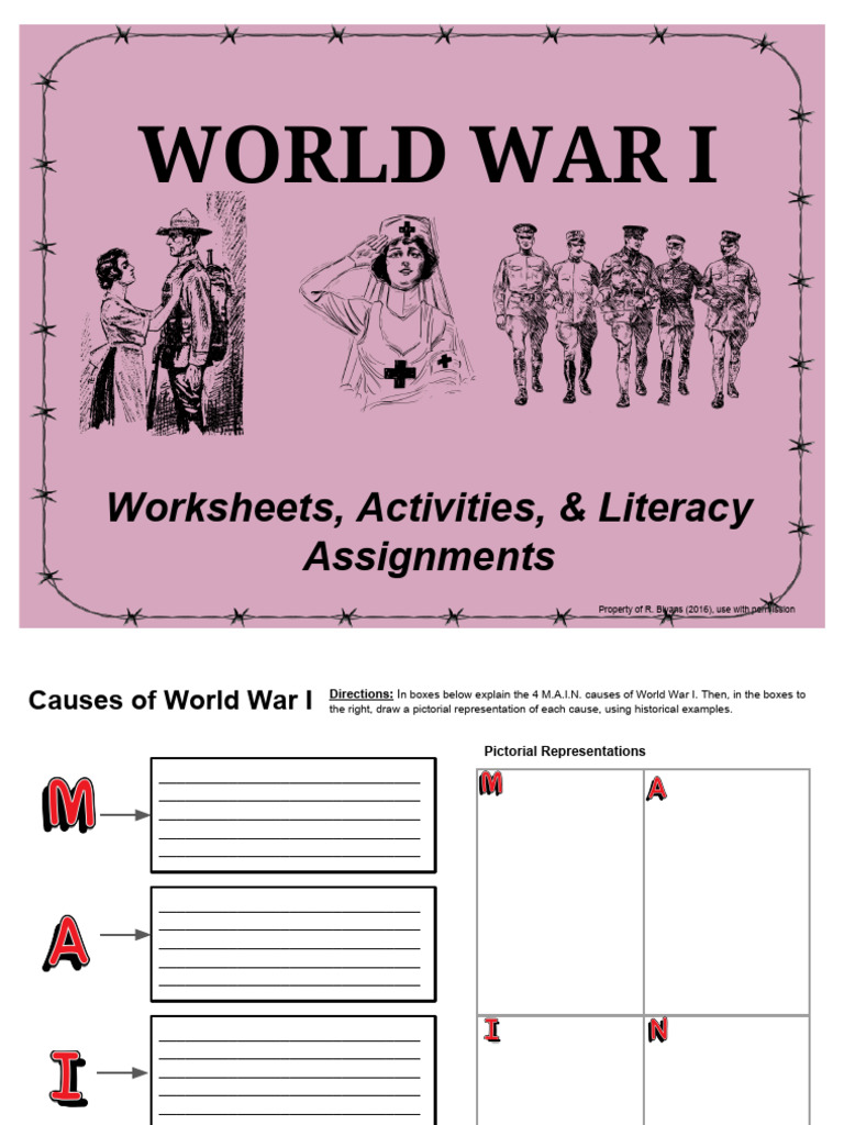 FREEBIESAMPLECausesofWWI 1 | PDF