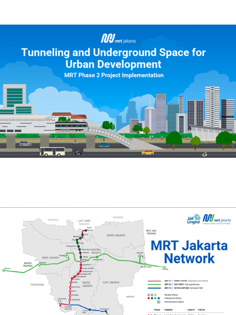 MRT Jakarta Phase 2A Progress Report | PDF | Earthquakes | Tunnel