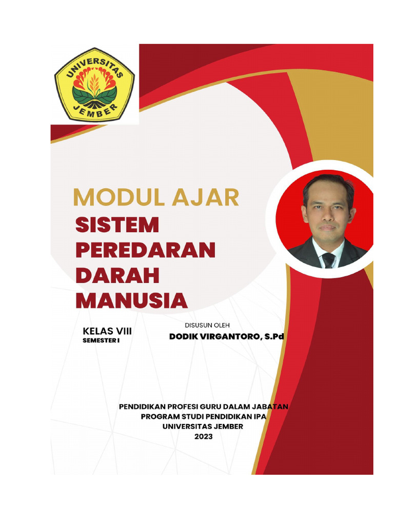 MODUL AJAR SIKLUS 1 PPG 2023 SISTEM PEREDARAN DARAH DODIK VIRGANTORO FIX | PDF