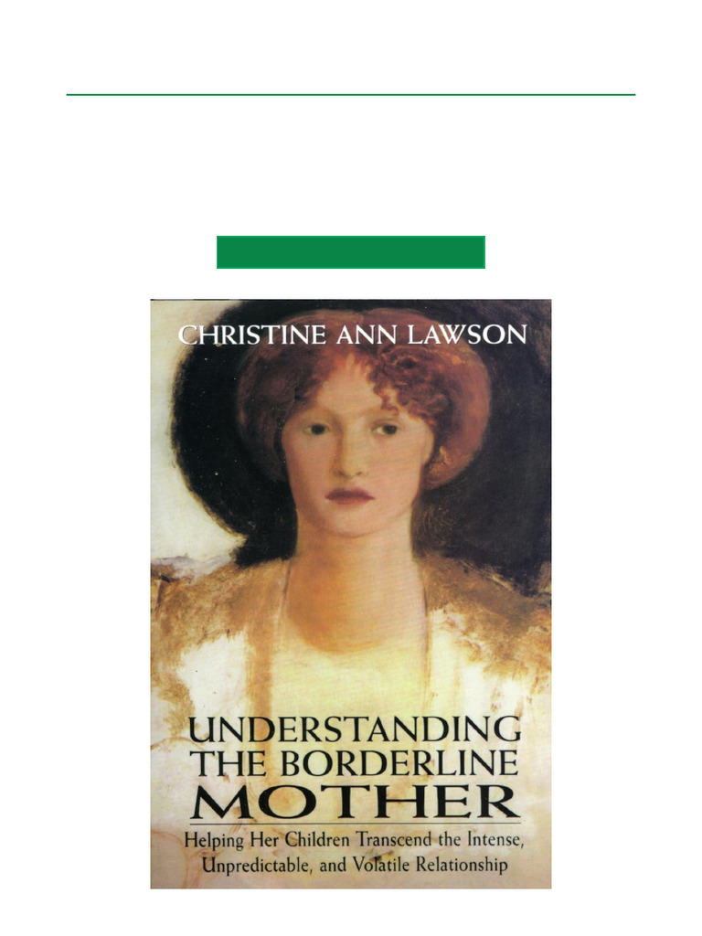 Understanding The Borderline Mother Premium Download | PDF | Borderline ...