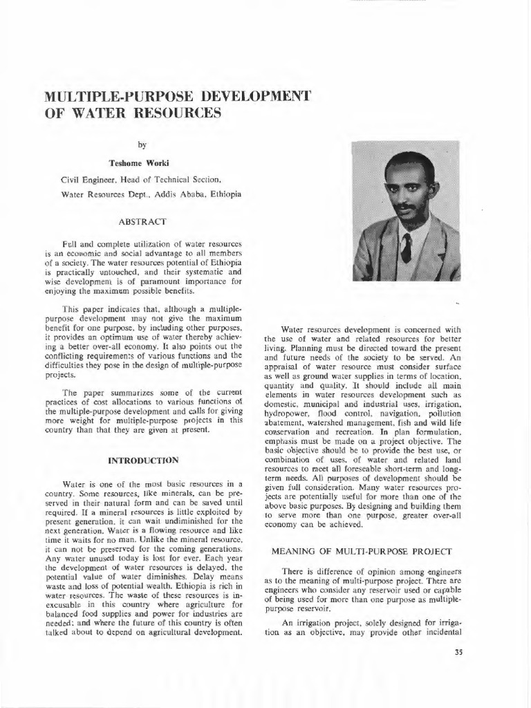 Multi Purpose Projects | PDF | Reservoir | Water Resources