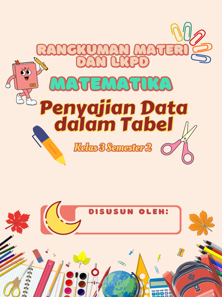 MTK Penyajian Data Dalam Tabel | PDF
