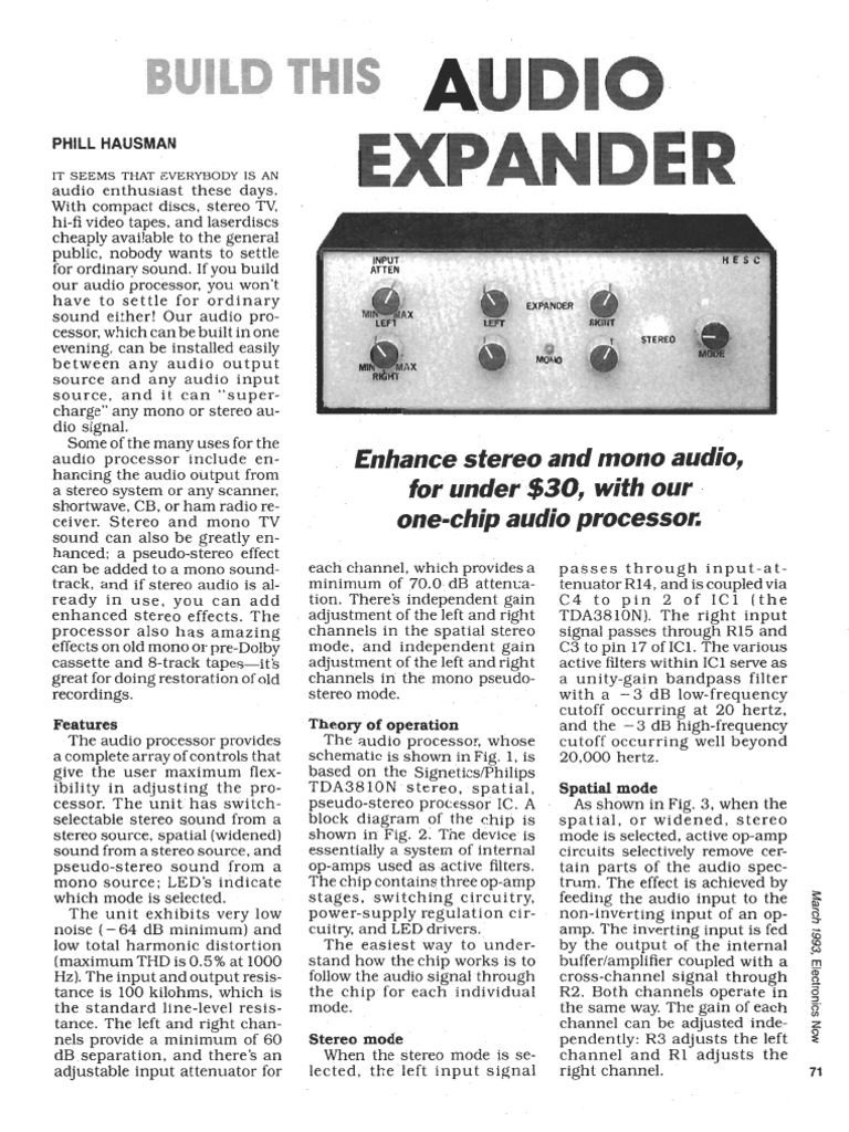 Audio Expander | PDF