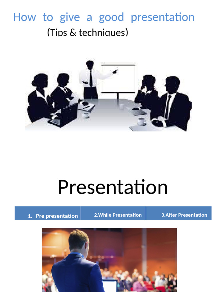 Presentation Techniques | PDF