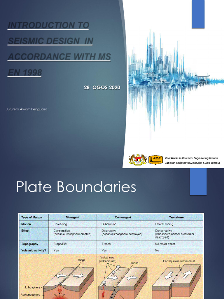 Seismic Design Principles per MS EN 1998 | PDF | Applied And ...