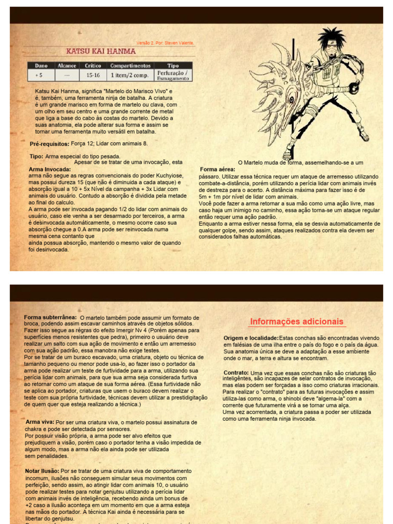 Katsu_Kai_Hanma_2.0_Por_Steven_Valente | PDF | Martelo