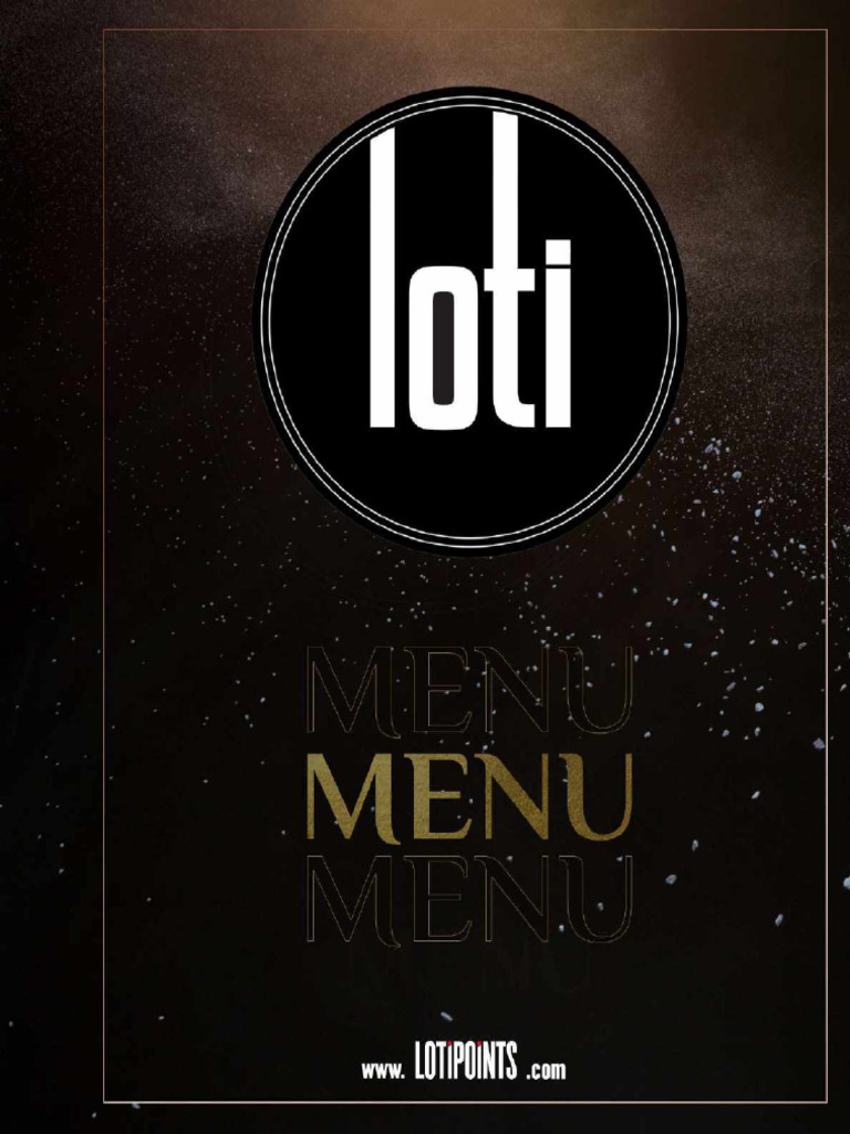 Loti Food Menu | PDF