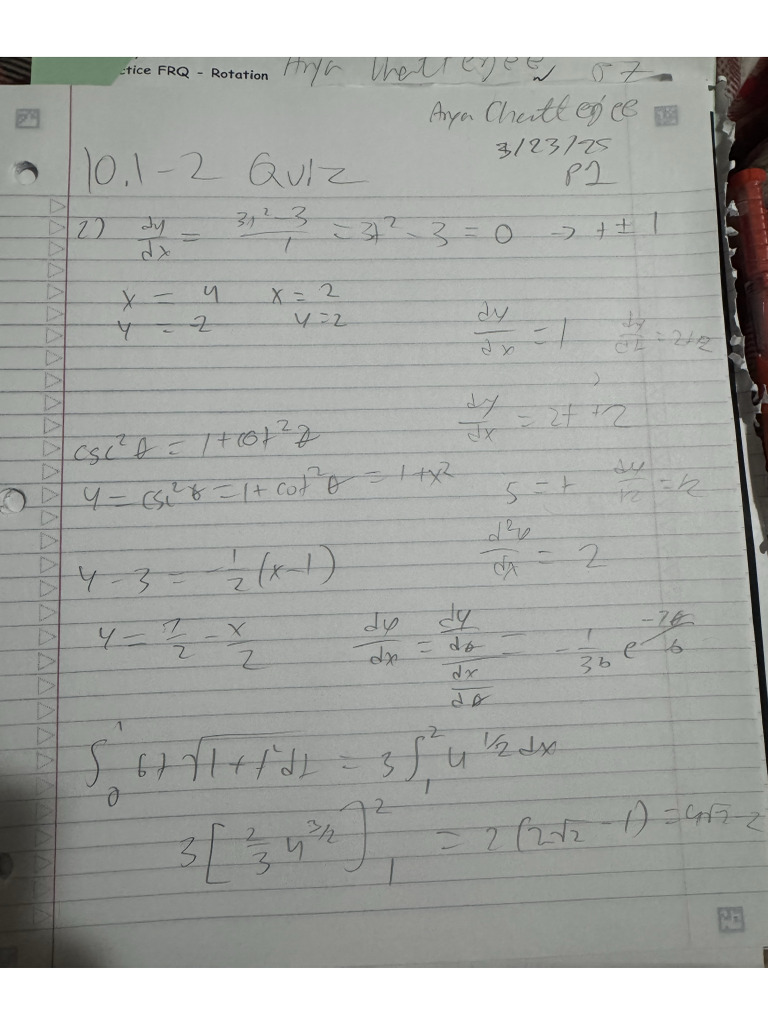 10.1-2 Scratch Paper | PDF