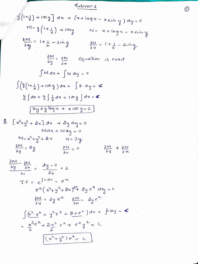 Maths Tut Sheet1 | PDF