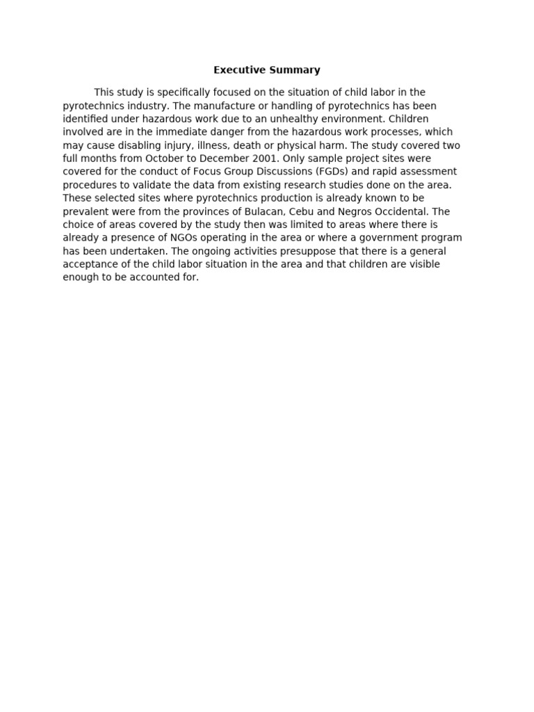 Executive Summary | PDF