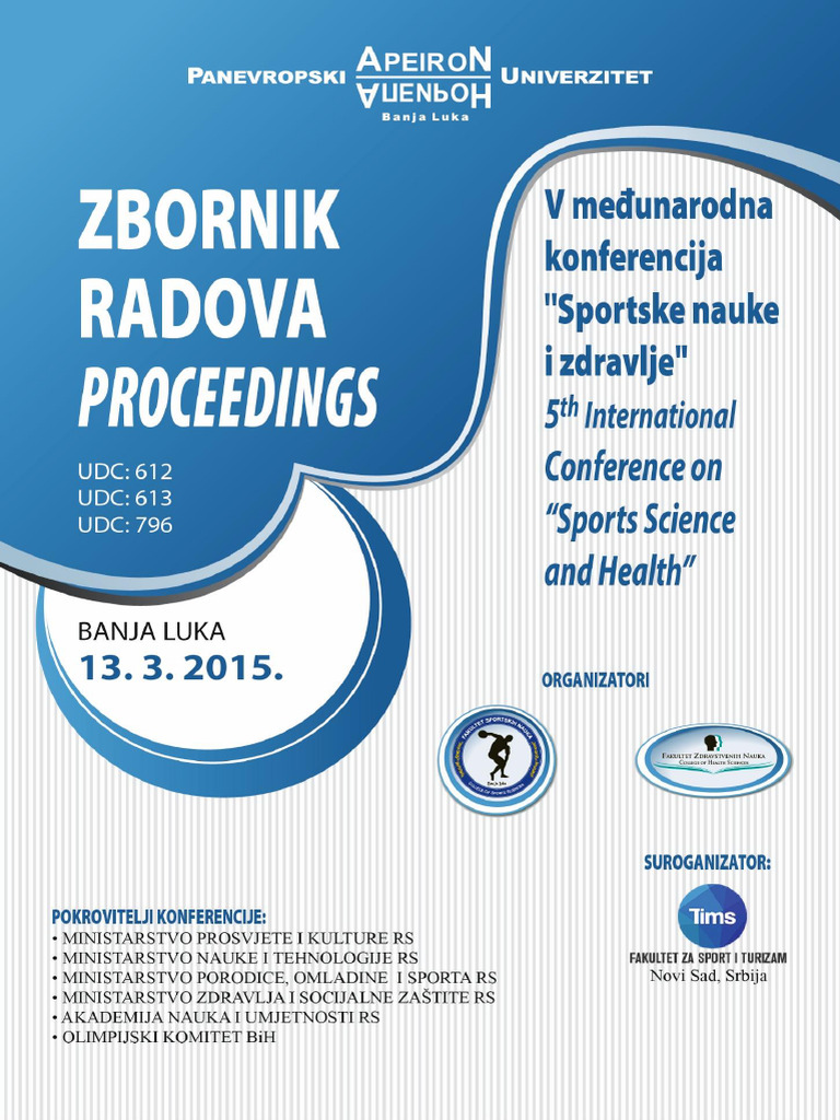 Zbornik - Radova - 2015 Prva Analiza | PDF