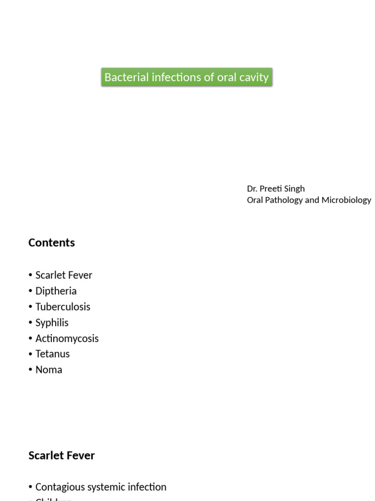 Bacterial Infections | PDF | Tuberculosis | Diseases And Disorders