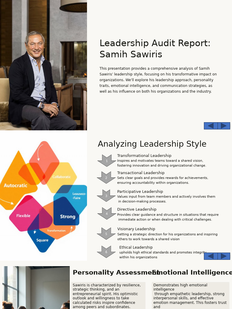 Leadership Audit Report Samih Sawiris | PDF | Leadership ...