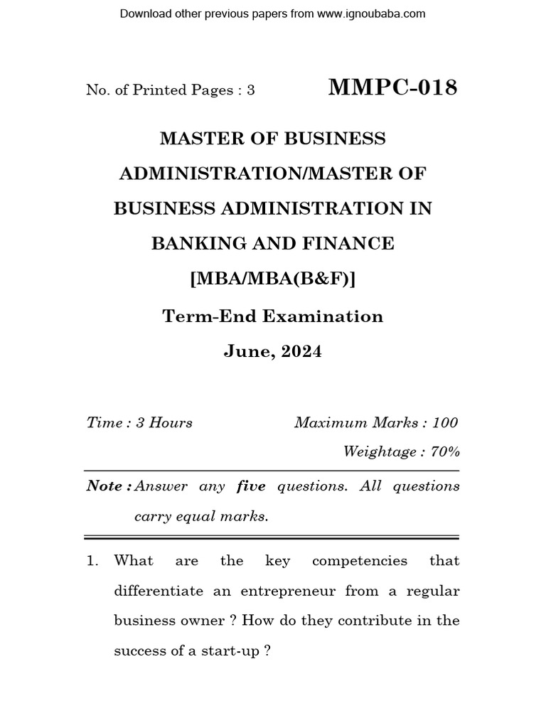 MMPC-018 Jun 2024 Ignoubaba.com | PDF