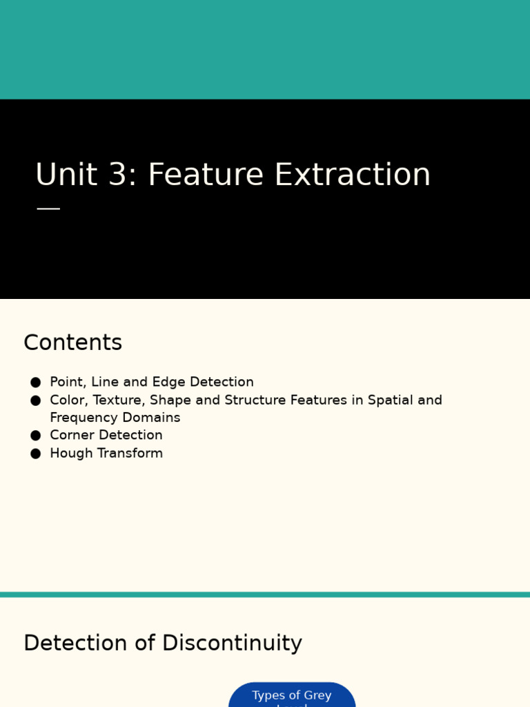 Unit 3 - Feature Extraction | PDF | Digital Signal Processing | Filter (Signal Processing)