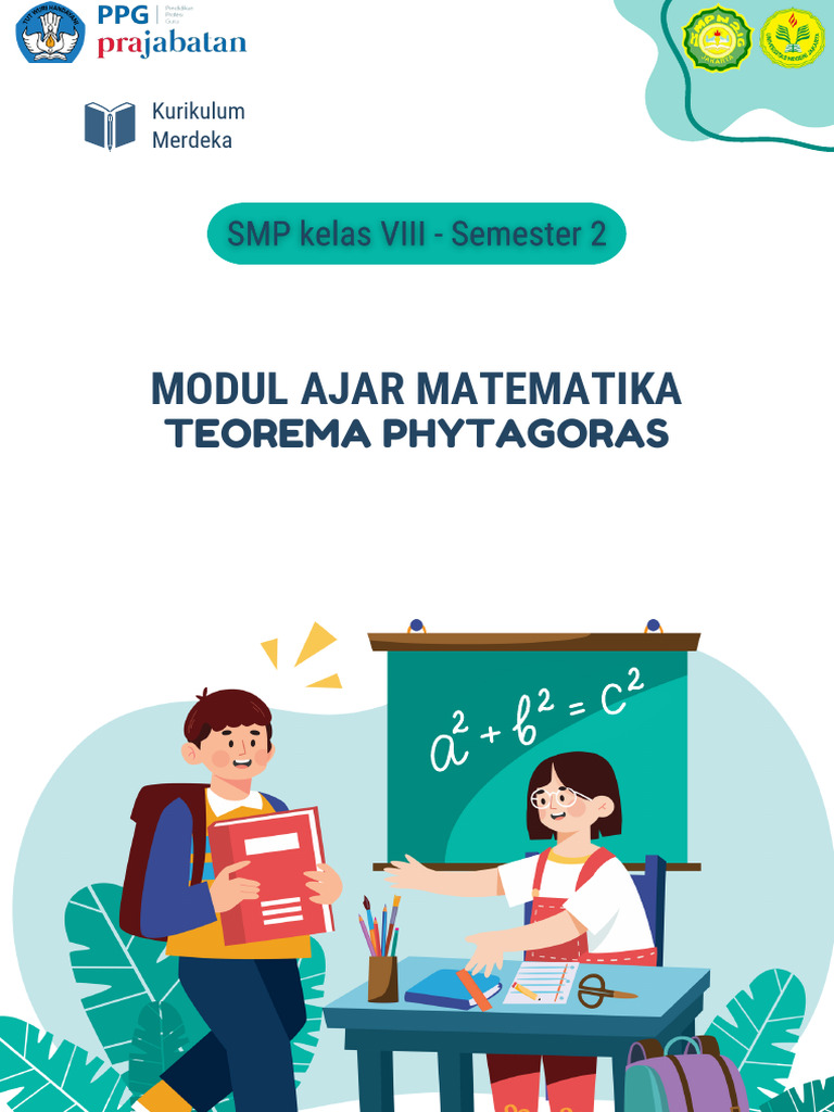 Modul Teorema Pythagoras Kelas VIII PPL 216 | PDF