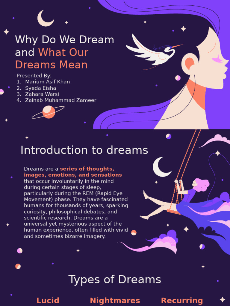 Understanding Dreams and Their Meanings | PDF | Dream | Dream ...