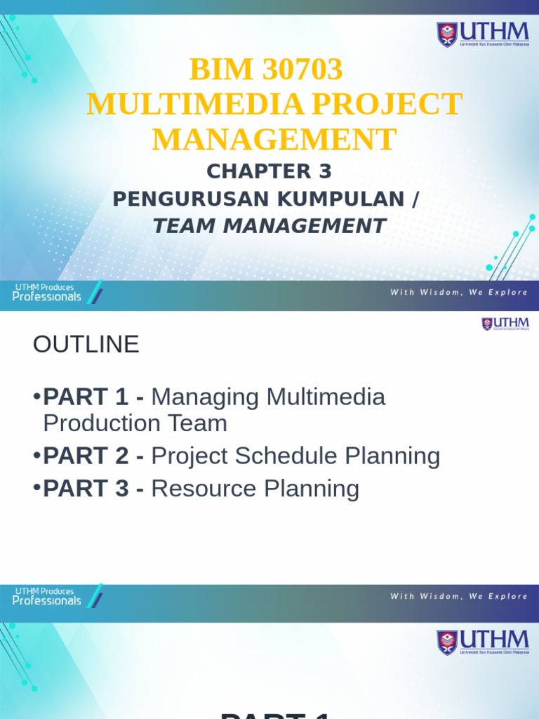 Chapter 3 - Team Management | PDF | Multimedia | Project Management