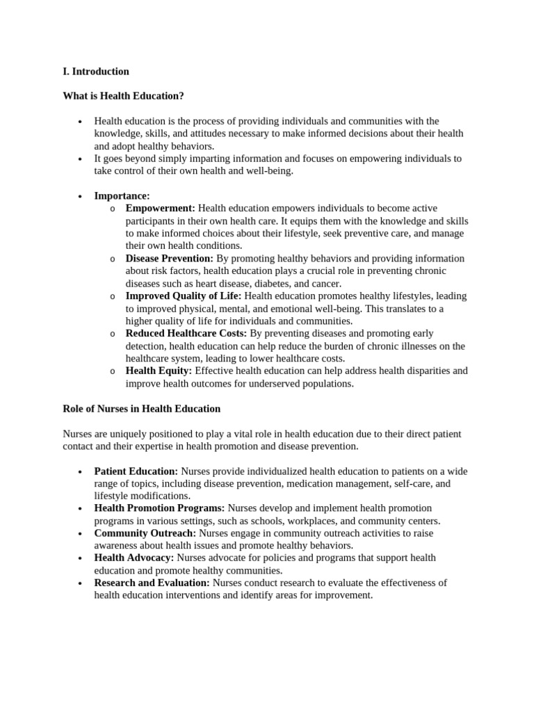 What Is Health Education | PDF | Health Education | Learning Styles