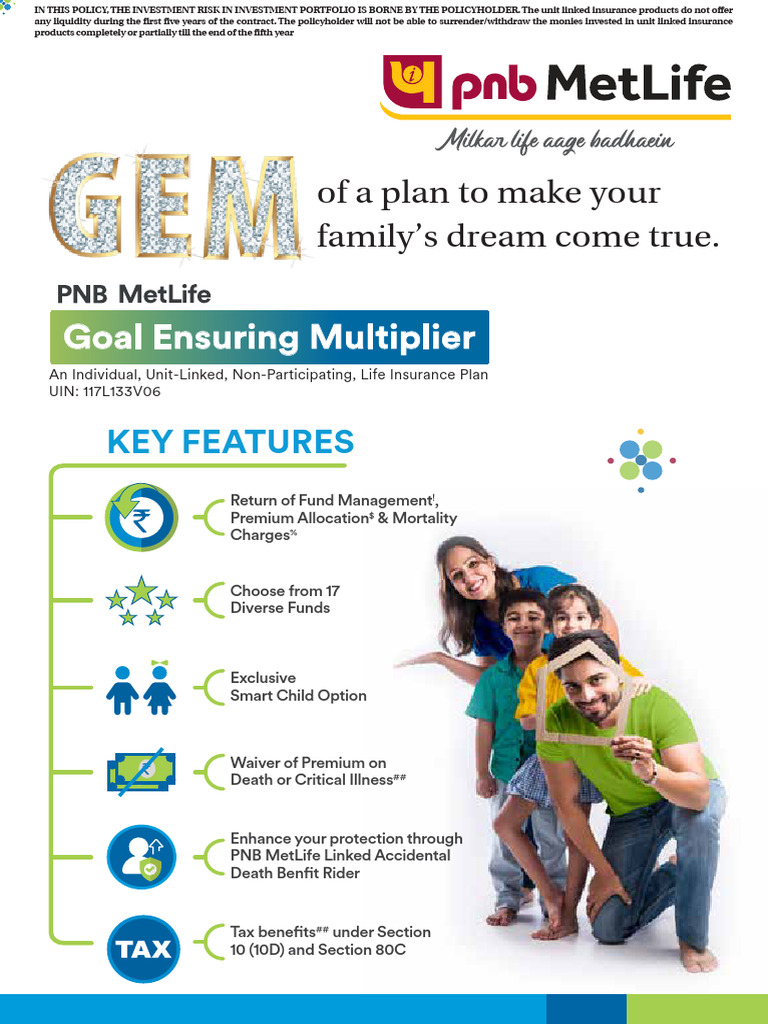 GEM Brochure | PDF | Insurance | Life Insurance