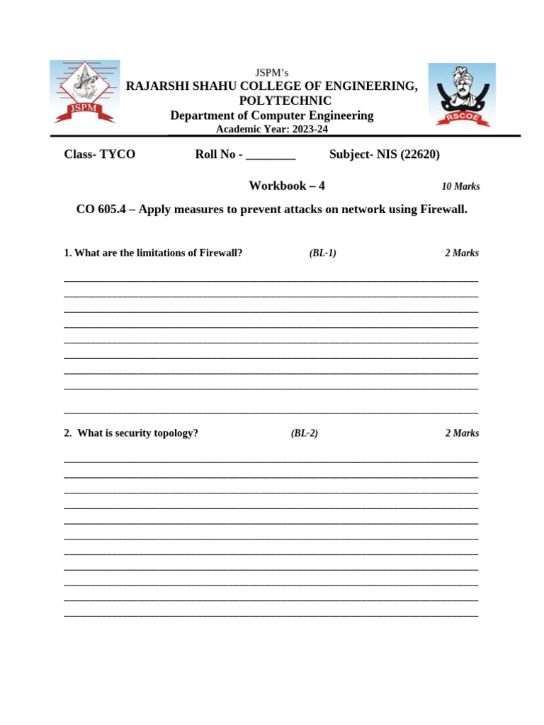 NIS - UNIT-4 Workbook | PDF | Computer Science | Cybercrime