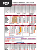 Bombay High Court Calendar 2026 | PDF | Holidays | Observances