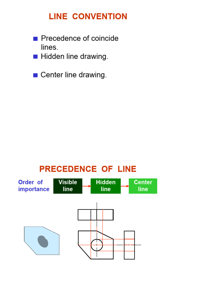 3) Coincedent of Lines, Hidden and Center Line Techniques | PDF