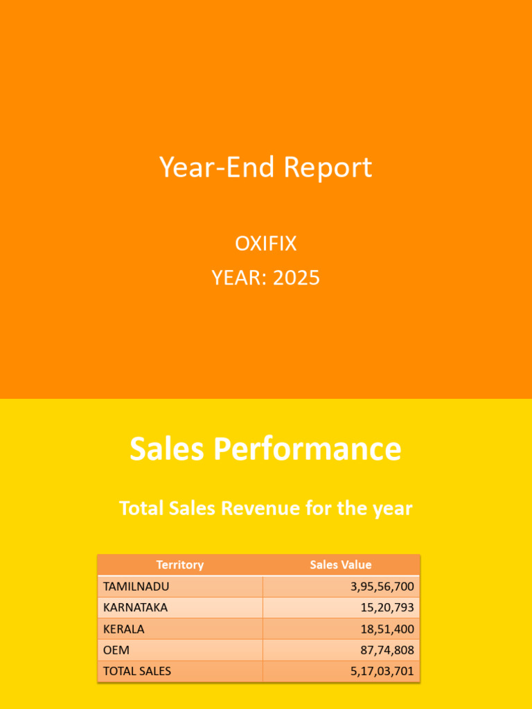 Year - End - Report - Sales Final | PDF