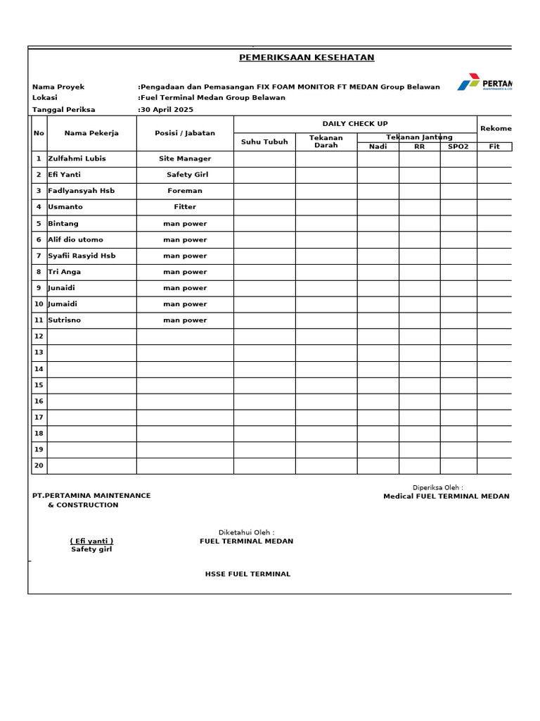 Copy of Form_dcu_pertamc 2 | PDF