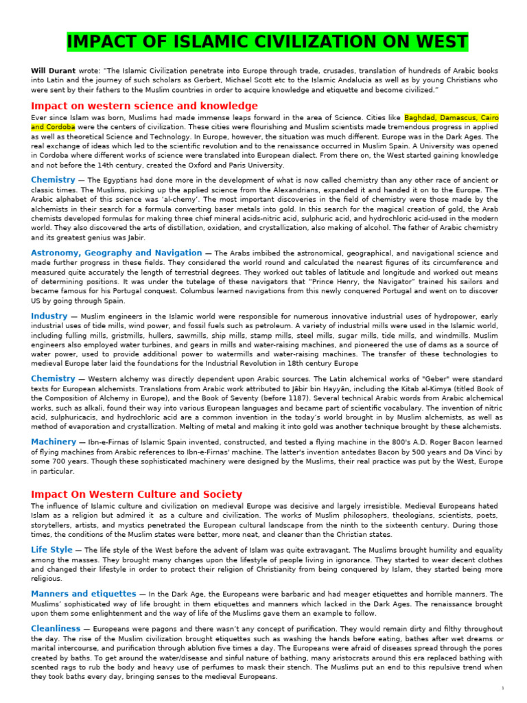 5 - Islam and The World in Deep Thought | PDF | Quran | Islam
