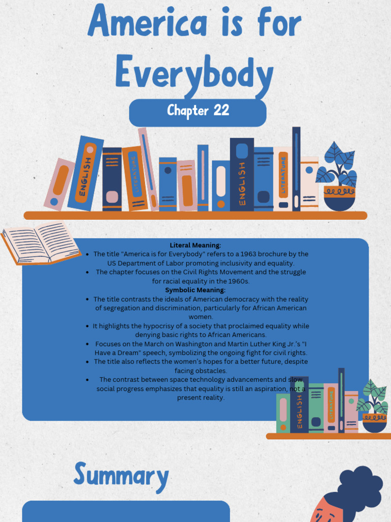 America Is For Everybody | PDF | Hidden Figures | Politics And Race