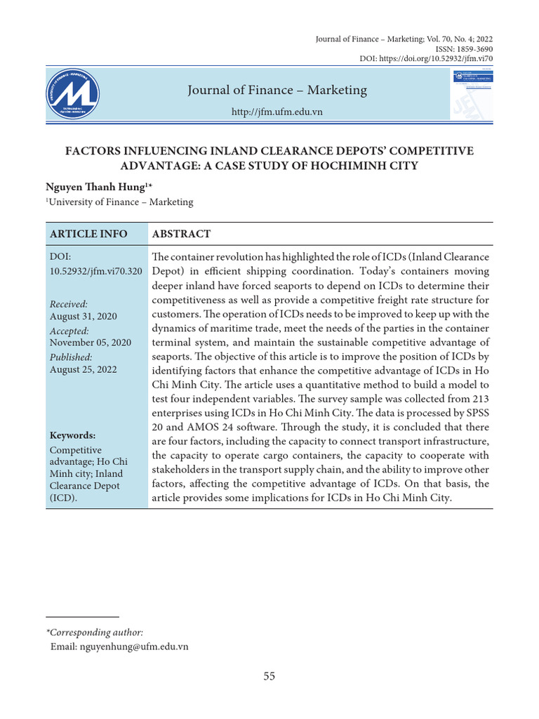 JFM - 2022.vi70.320-320-1542 - Văn Bản Của Bài Báo | PDF