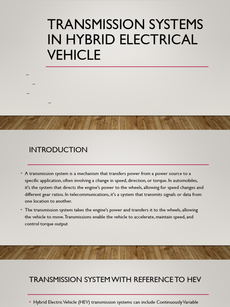 Mayur Transmission Systems in Hybrid Electrical Vehicle 23 | PDF | Hybrid Vehicle | Automatic ...