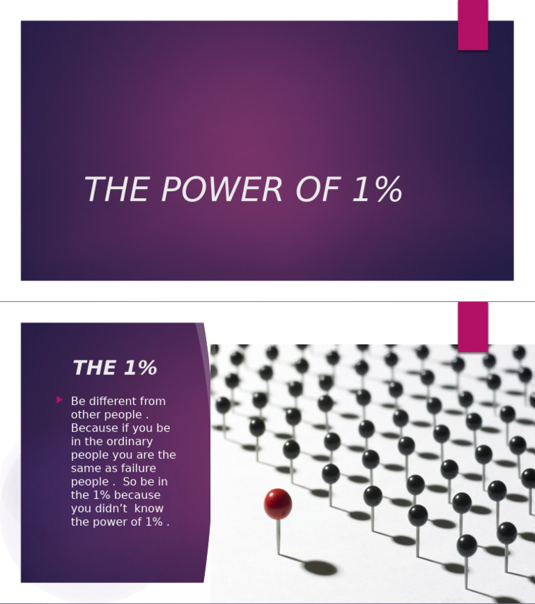 The Power of 1% | PDF
