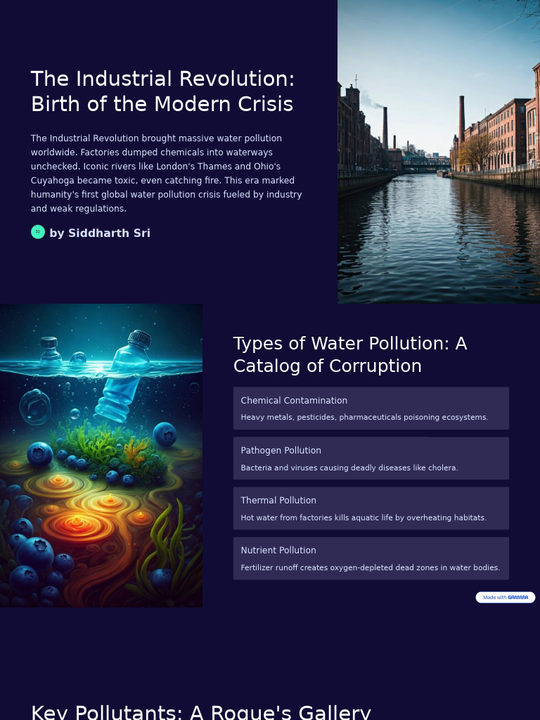 The Industrial Revolution Birth of The Modern Crisis | PDF | Water ...