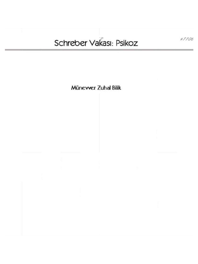 Schreber Vakası | PDF