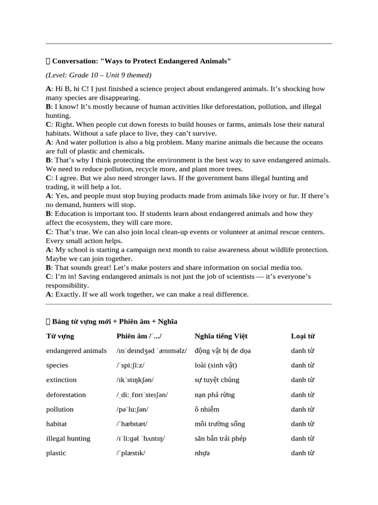 ? Conversation unit 9 | PDF