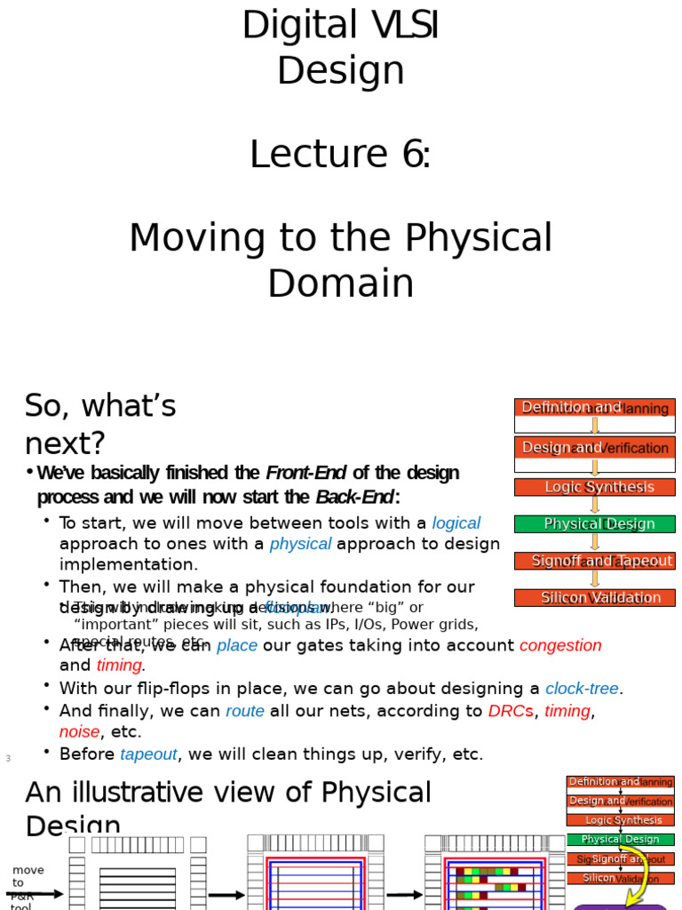 Physical Design in Digital VLSI | PDF | Electronic Design Automation ...