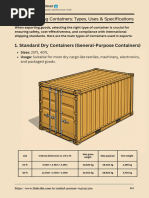 Container ISO Codes | PDF | Home & Garden | Technology & Engineering