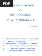 Cours de Physiologie Humaine | PDF | Cellule (Biologie) | Physiologie