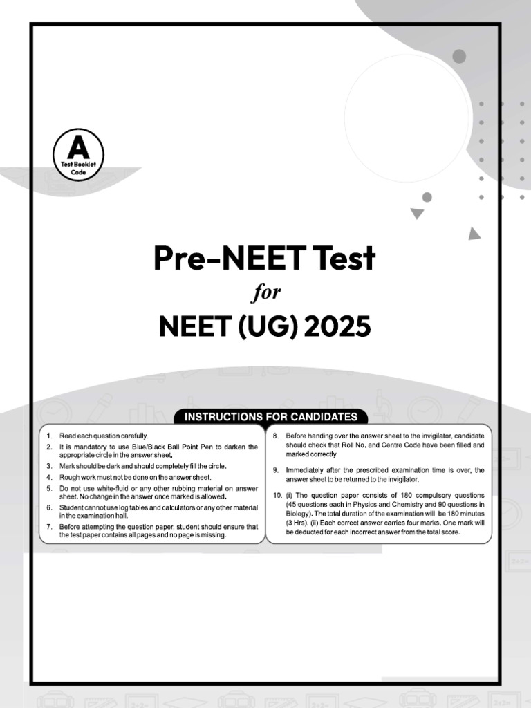PRENEET Code-A (02!05!2025) QP | PDF