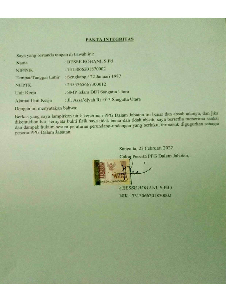 PDF Scanner Fakta Integritas | PDF