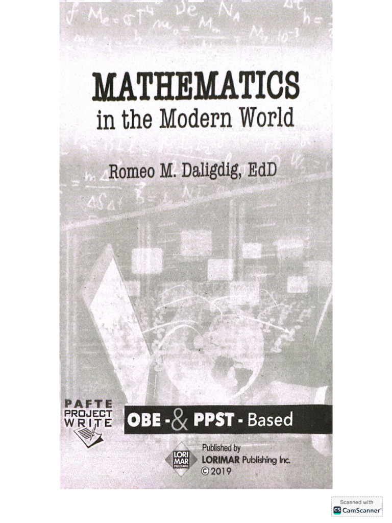 Ref2 MMW Chapter 1 Nature of Mathemati | PDF